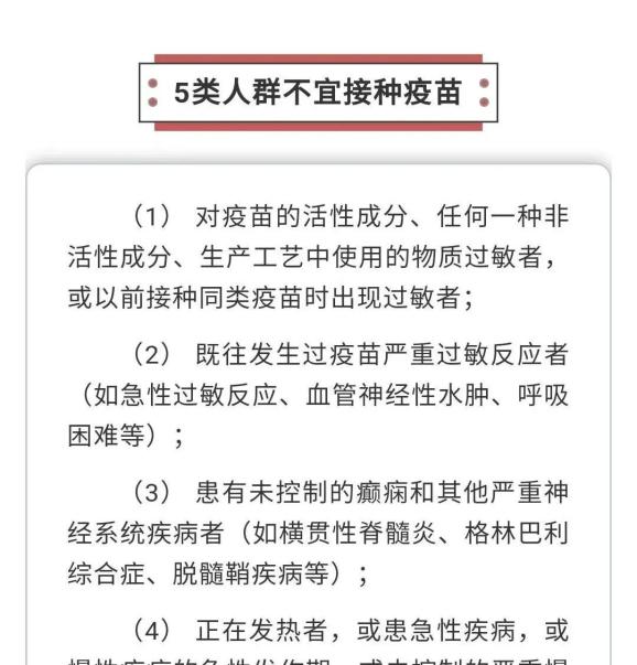刚刚，黑龙江省疾控中心发布重要提示！这5类人群不宜接种新冠疫苗澎湃号·媒体澎湃新闻 The Paper