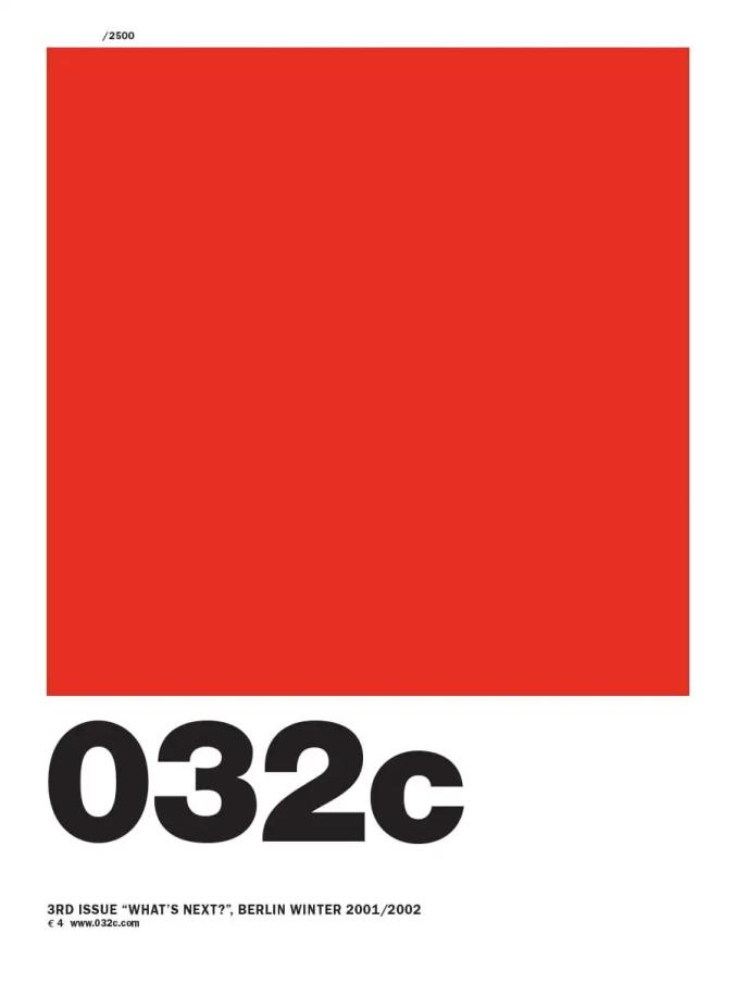 《032c》都20岁了，但你对它了解多少？