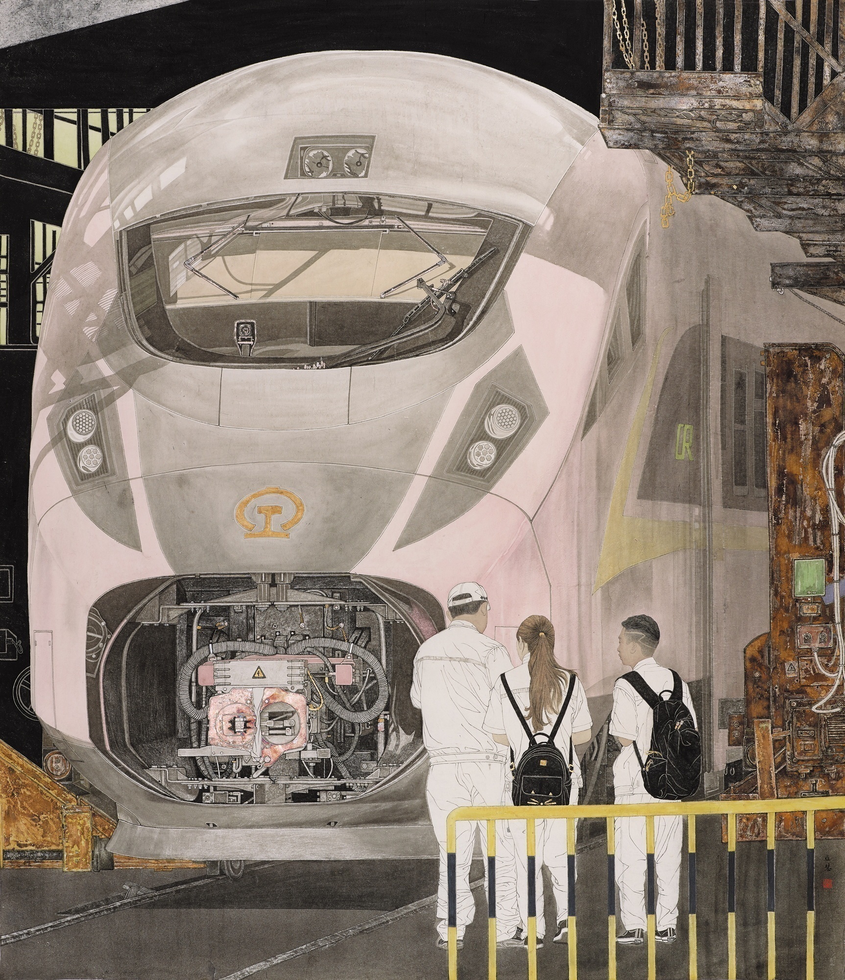 江苏画家徐亚慧：以笔墨讴歌“国之大者” 赞美家国情怀_澎湃号·媒体_澎湃新闻-The Paper