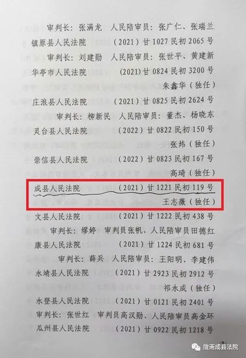 【喜报】成县法院干警荣获“百篇优秀裁判文书”“百场优秀庭审”表彰_澎湃号·政务_澎湃新闻-The Paper