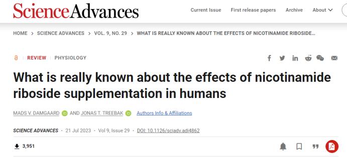研究揭秘：服用NR补剂究竟有没有临床抗衰功效？_澎湃号·湃客_澎湃新闻-The Paper