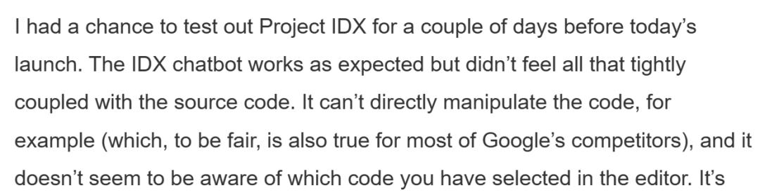 支持全栈编程语言、随取随用、一键部署，谷歌推出浏览器AI开发环境IDX_澎湃号·湃客_澎湃新闻-The Paper