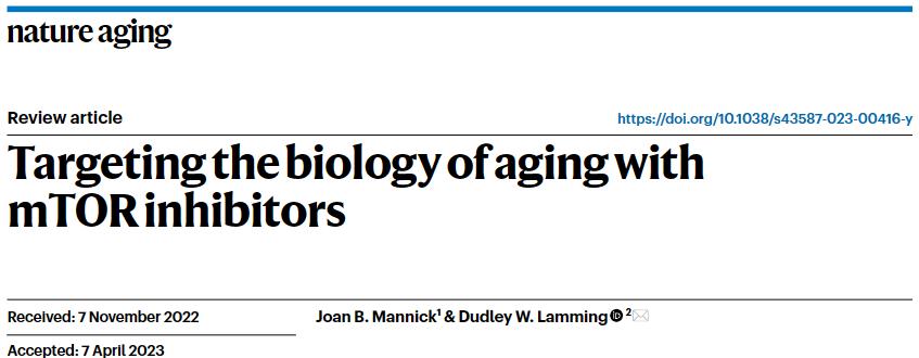 【重磅综述】Nature | mTOR抑制剂如何干预衰老？_澎湃号·政务_澎湃新闻-The Paper