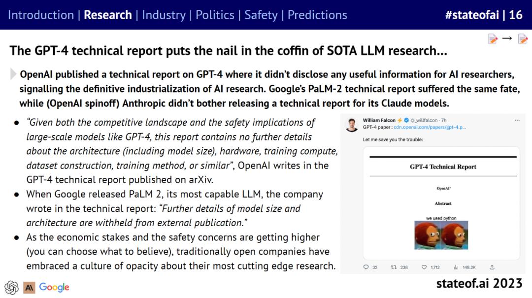 AI将玩转3A大作，OpenAI将被调查？2023 AI全景报告给出十大预测_澎湃号·湃客_澎湃新闻-The Paper