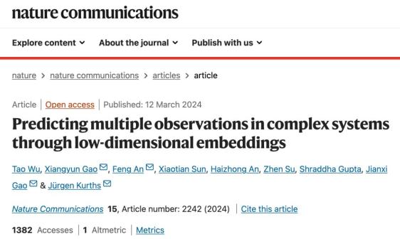 Nat. Commun.前沿：数据驱动的复杂系统预测_澎湃号·湃客_澎湃新闻-The Paper