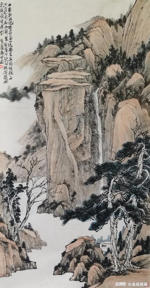 乔宇山水画作：墨韵灵动映天地，诗画交融醉人心_澎湃号·湃客_澎湃新闻-The Paper