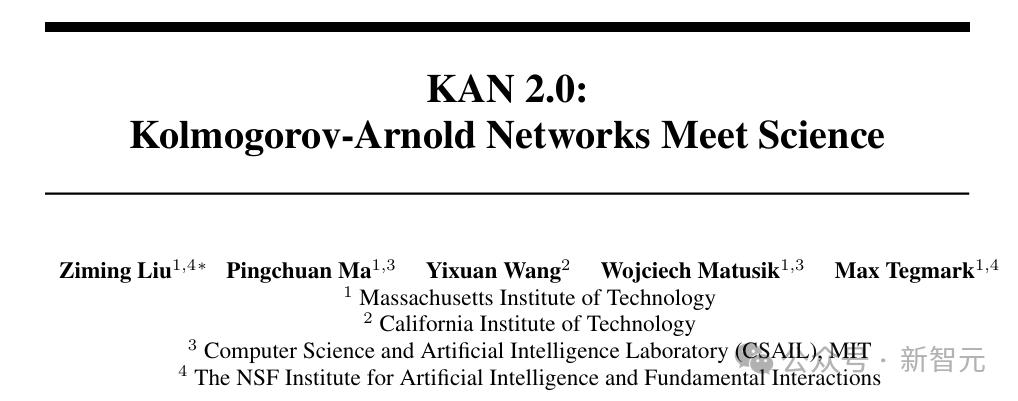 革命性KAN 2.0横空出世，剑指AI科学大一统，MIT原班人马再出神作_澎湃号·湃客_澎湃新闻-The Paper