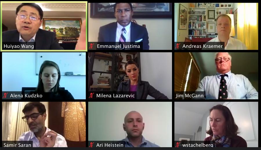 疫情之下智库的机遇与挑战——CCG主任作为唯一中方嘉宾受邀参加全球智库会议_澎湃号·政务_澎湃新闻-The Paper