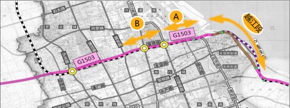 G1503郊环沿江通道（蕰川公路-同济路）西延伸新建工程明起占路施工！交通组织方案在此→_澎湃号·政务_澎湃新闻-The Paper